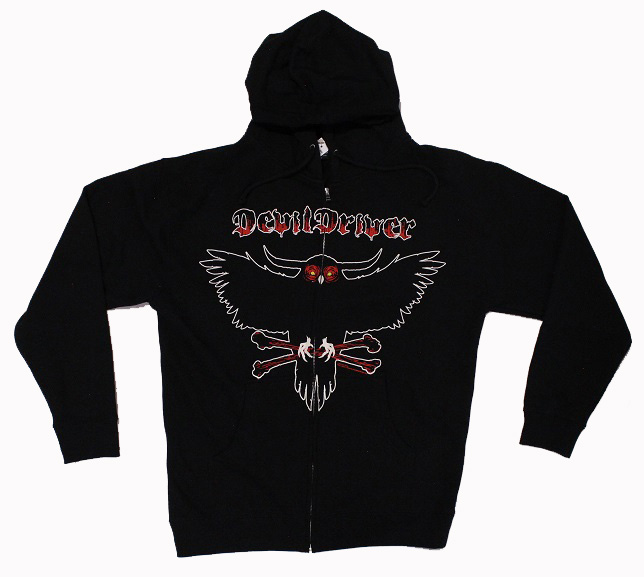 DevilDriverOwl, ZipperedHoody BlackHDDEVDR004 - Wild Planet Winnipeg Canada