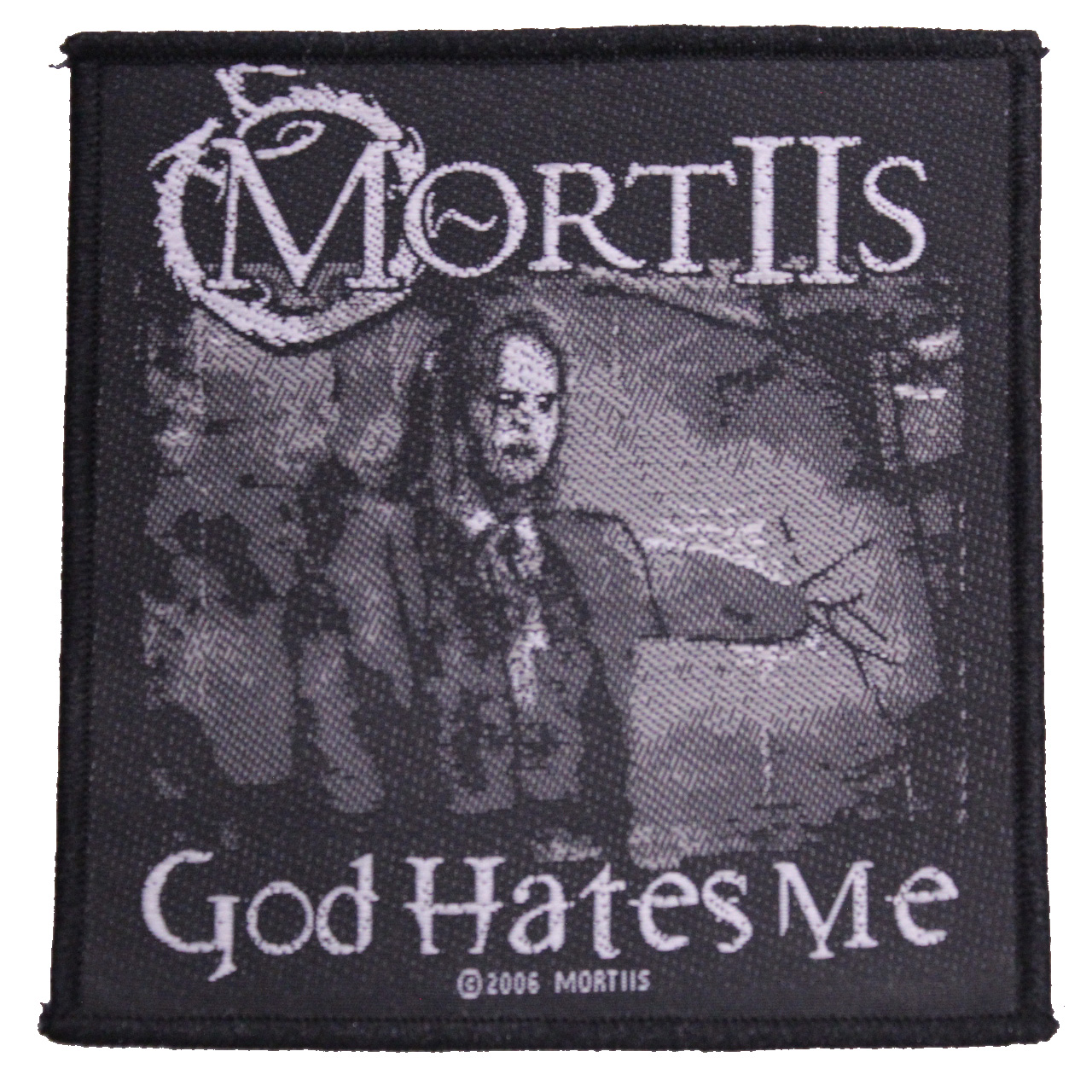 Mortiis - God Hates Me - Patch 4" x 2" - MPMRTS001 - Wild Planet ...