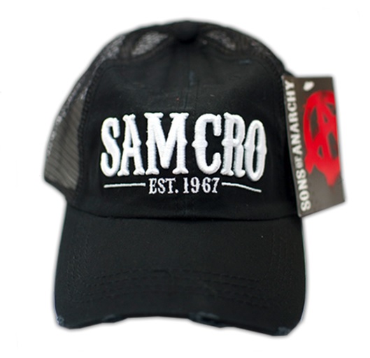Sons Of AnarchyTrucker CapHat BlackHTSAMCRO002 - Wild Planet Winnipeg ...