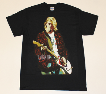 Nirvana - Red Jacket Guitar Photo - Black - TSNIRVAN061 - Wild Planet ...