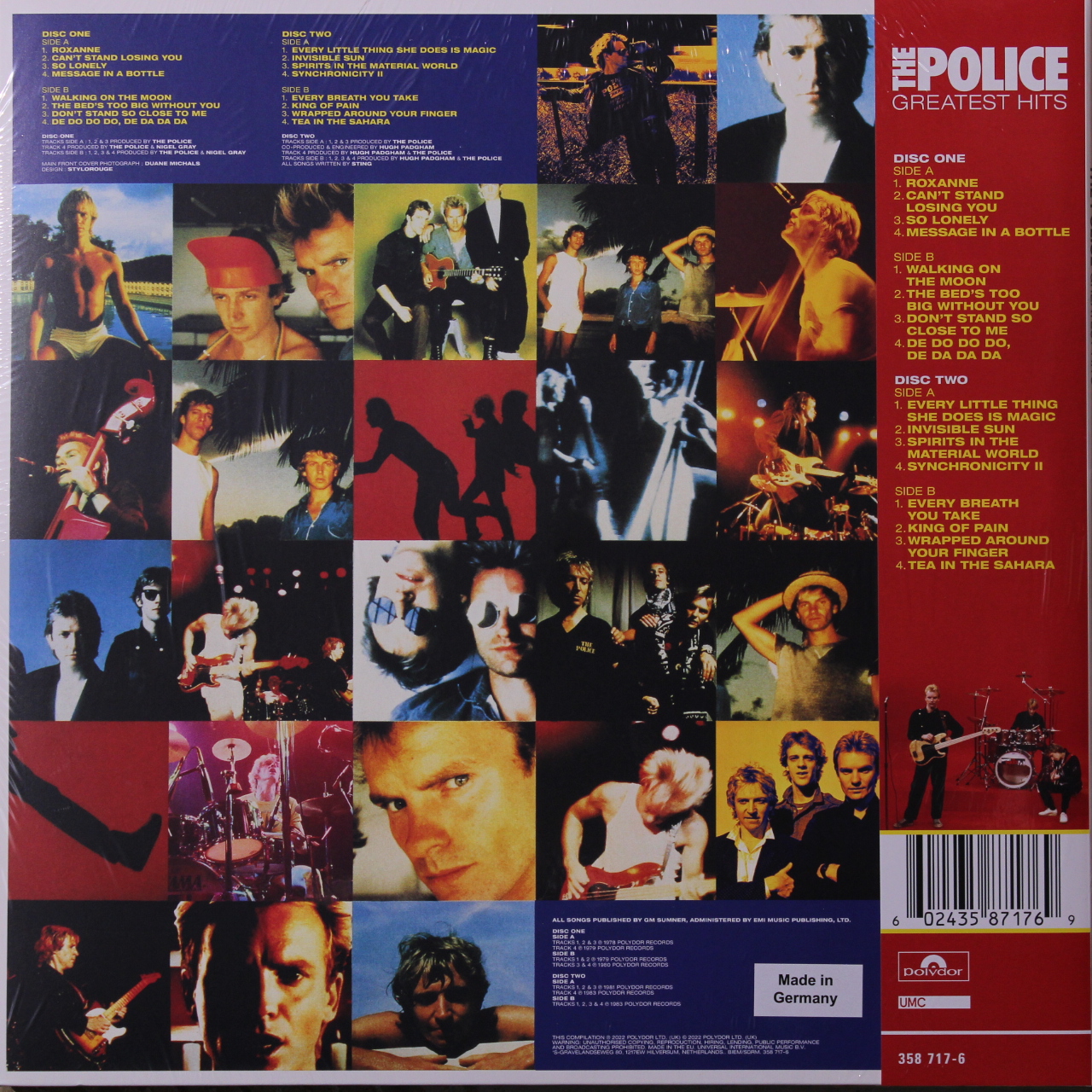 The Police - Greatest Hits - DBL LP, 180g, GTFLD - VNLPOLICE001 - Wild ...