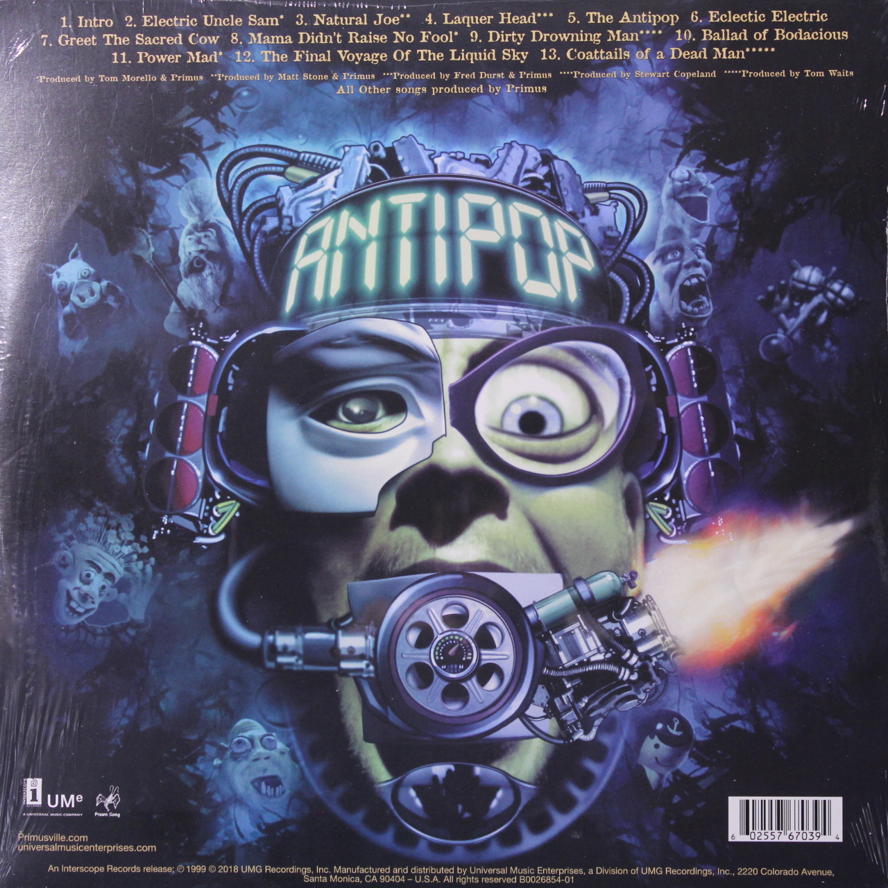 PrimusAntipopDBL LP, 180g, AudiophileVNLPRIMUS003 - Wild Planet ...
