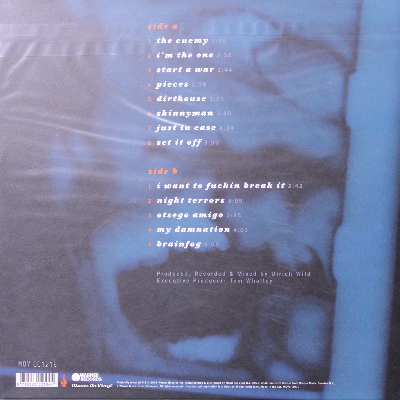 Static-XStart A WarVinyl, LP, Ltd Ed, Numbered, Blue (Cool Blue), MOV ...