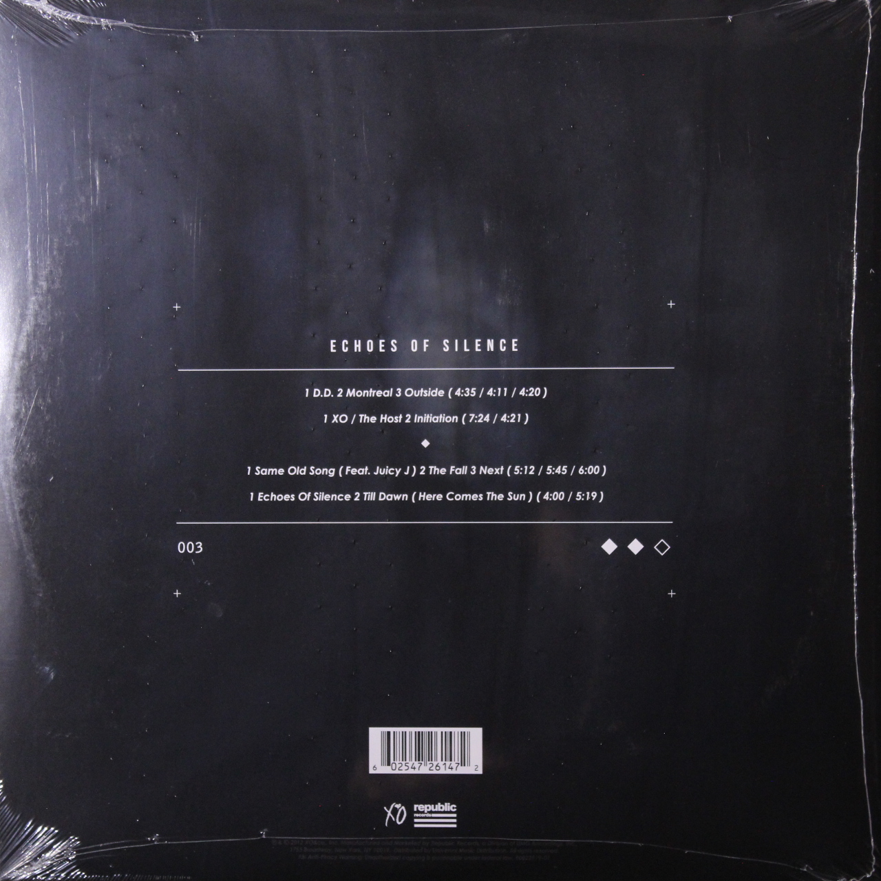 The Weeknd - Echoes Of Silence - DBL LP, Mixtape - VNLWEEKND009 - Wild ...
