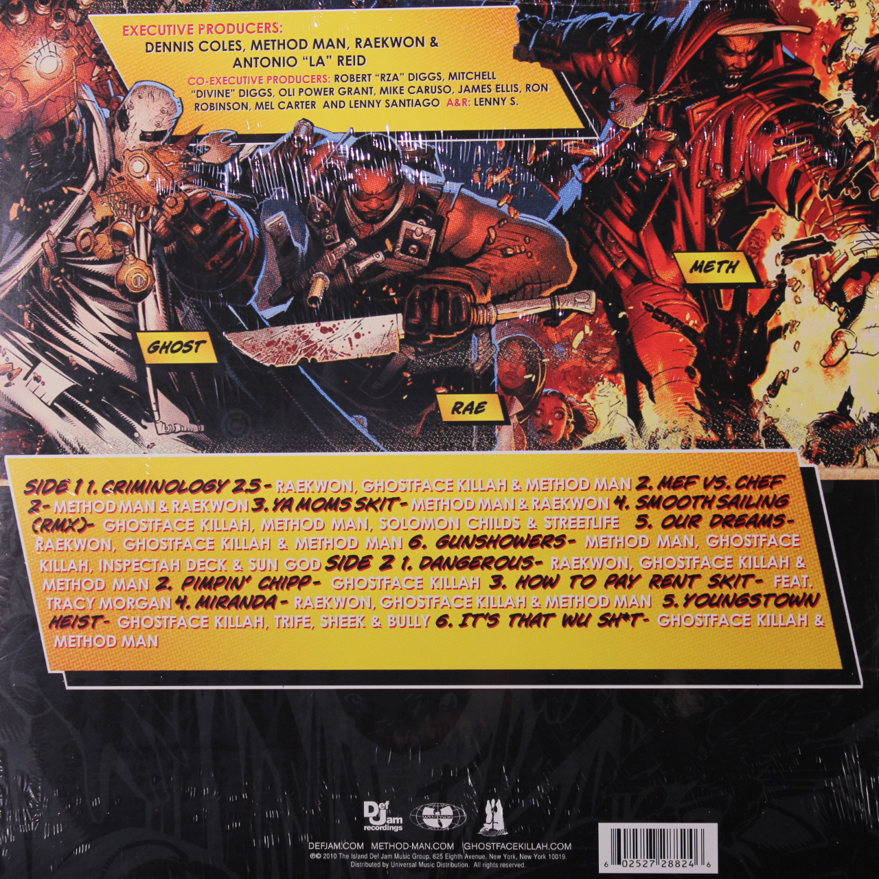 Meth, Ghost & RaeWu MassacreVinyl, LPVNLWUTNG003 - Wild Planet Winnipeg ...